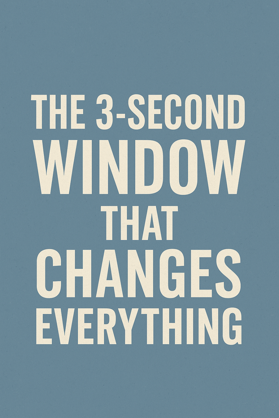 The 3-Second Window That Changes Everything - Black Source Media